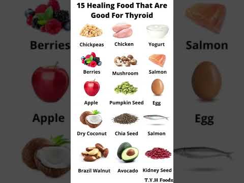 15 Healing Food Which Are Good For Thyroid | TYH Foodz | #shorts #food #thyroid #health #youtube