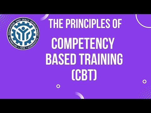 Principles of Competency Based Training