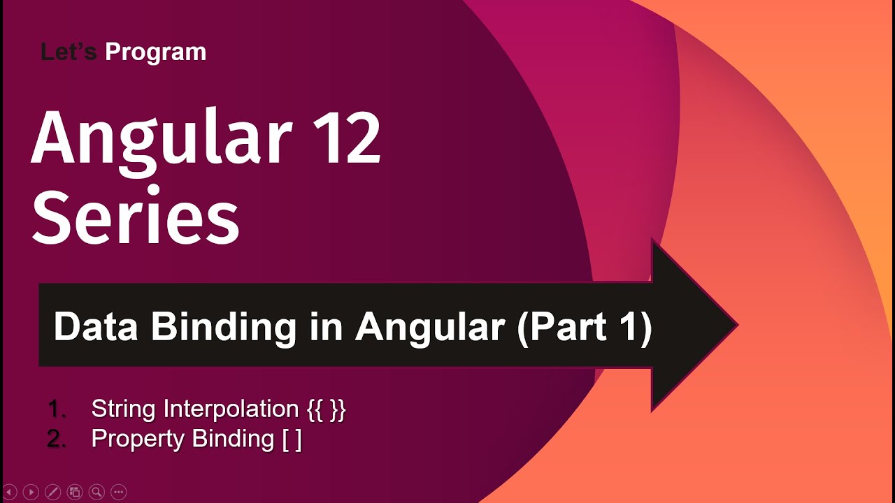 Data Binding in Angular Part1 | Interpolation in Angular | Property Binding Angular | Angular course