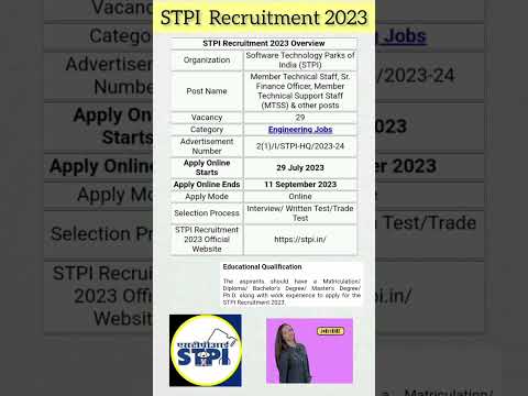 STPI Recruitment 2023 #shorts #upsc #motivational #gaganpratap #ssc #viral #cgl #stpi #ytshorts