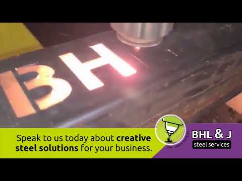 Laser Logo: Creative Steel Solutions for your Business BHL&J Steel Polokwane