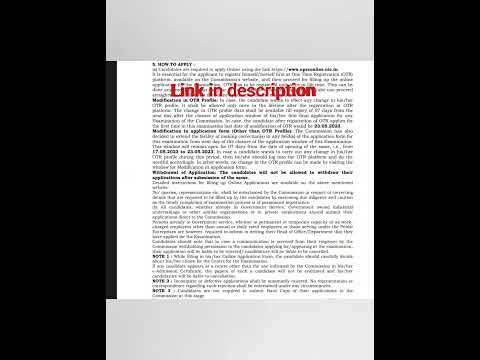 UPSC - Central Armed Police Forces(ACs) Examination 2023 #governmentjobupdate #governmentexams