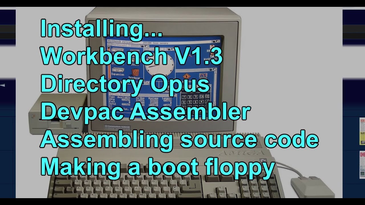 Amiga - Using Devpac to assemble Amiga Format Menace source code