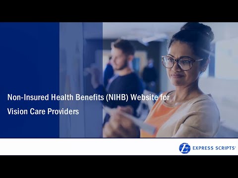NIHB Website for Vision Care Providers
