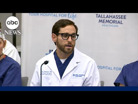 Doctors at Tallahassee Memorial Hospital give update on victims of FSU shooting