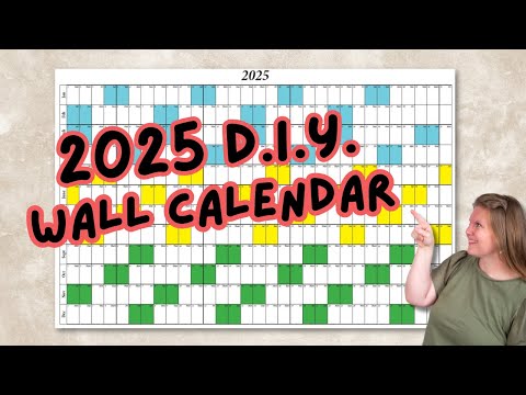 Want a More Organized 2025? Create Your Own Custom Wall Calendar Now!