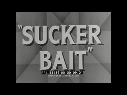 WWII " LOOSE LIPS SINK SHIPS " ANTI-ESPIONAGE PROPAGANDA FILM "SUCKER BAIT" PART 1 53184
