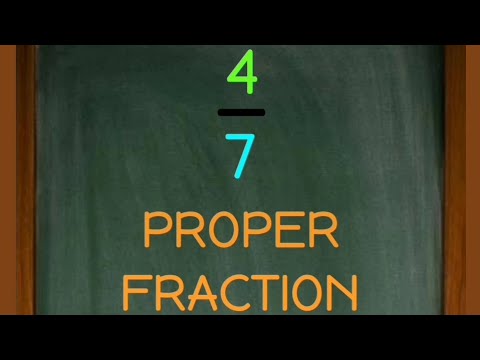 What is a Proper Fraction in Math? | Math Dictionary | MATHalino123