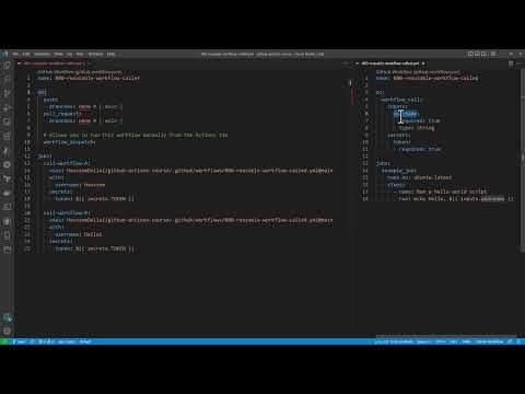 Reusable workflows in Github Actions