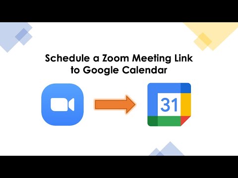 Zoom Meeting Link to Google Calendar