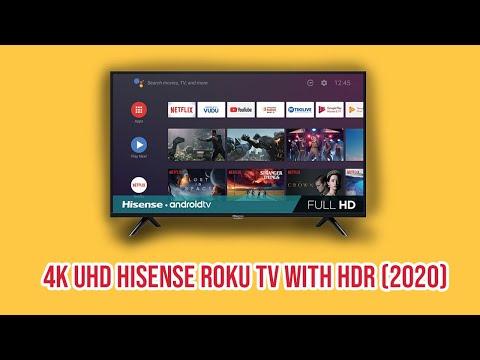 4K UHD HISENSE ROKU TV WITH HDR 2020 - 58R6E3