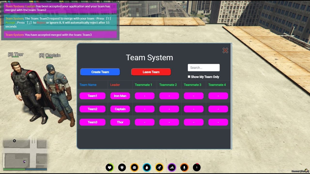 [PAID] [ESX] Team System - FiveM Releases - Cfx.re Community