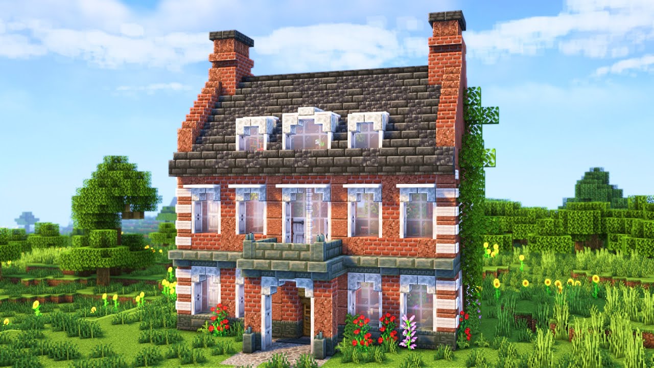 Minecraft | How to build a British House - Minecraft Builders