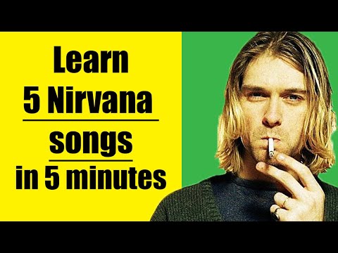 5 Easy Nirvana Songs For Beginners On Acoustic Guitar. Tabs