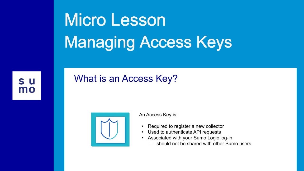 Microlesson: Managing Access Keys (Conceptual)