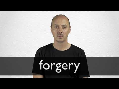 How to pronounce FORGERY in British English