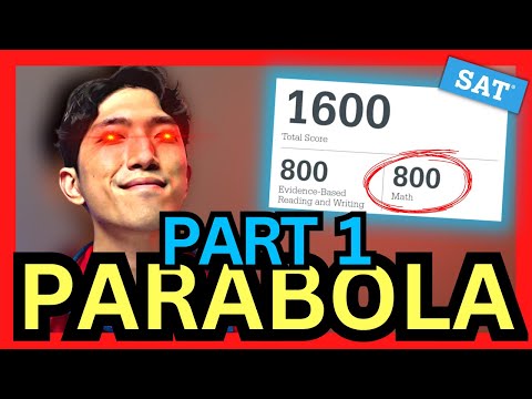 Parabola Questions - 1 Video Lecture - Crash Course for Digital SAT