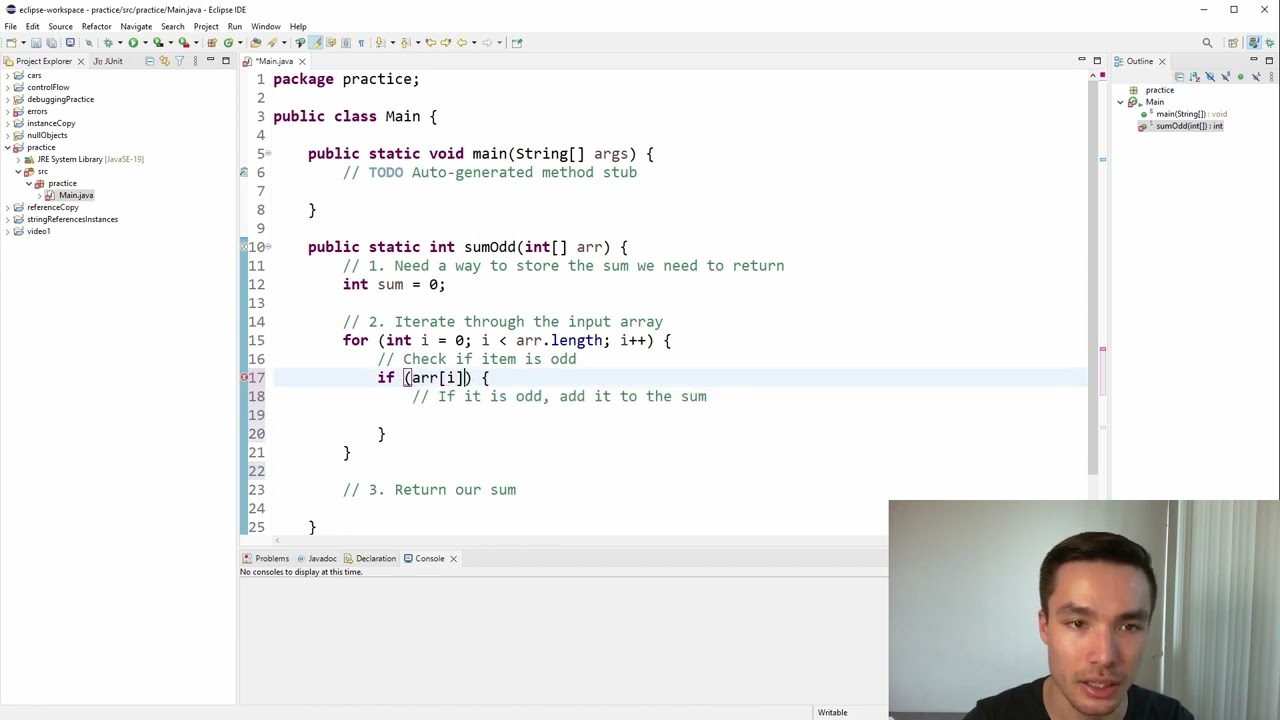 COMP1010 Video 6 - Practice Function
