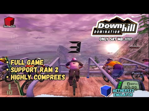 Game Downhill Domination Versi Full Di AetherSX2 Ps2 Android | Ukuran Kecil Cuma 500 Mb