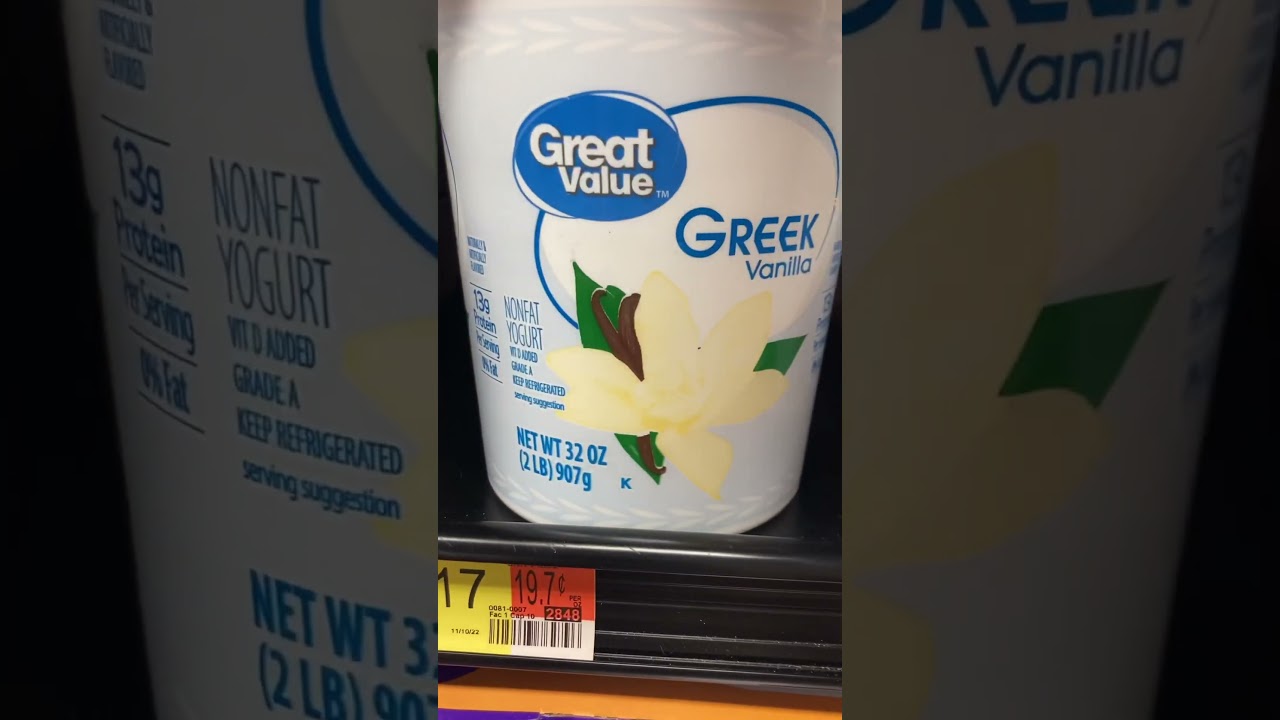 Walmart Great Value Brand Greek Vanilla Yogurt is not only artificial but bio engineered ingredients