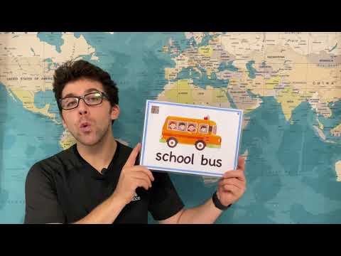 How to Pronounce School Bus in English