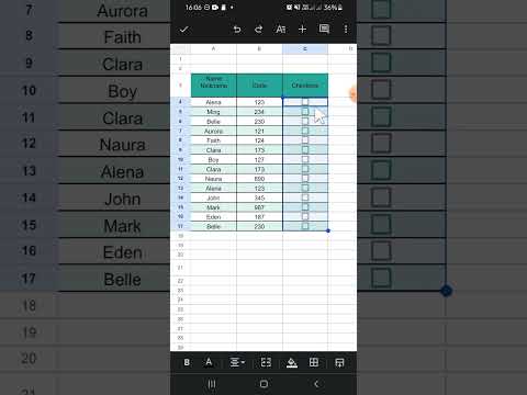 ~ 🚀 Master Google Sheets Mobile: Add Checkbox Like a Pro! ~ Step-by-Step Guide