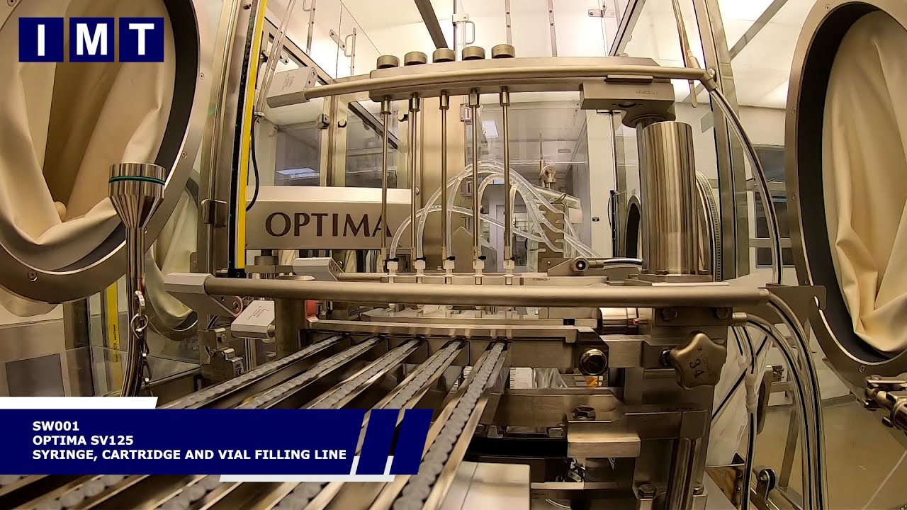 SW001 - Optima SV125 - Syringe, Cartridge and Vial Filling Line