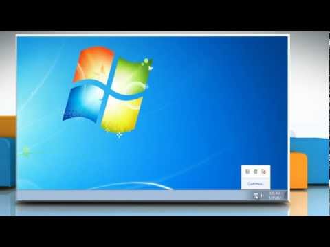 Windows® 7: Customize System Tray icons