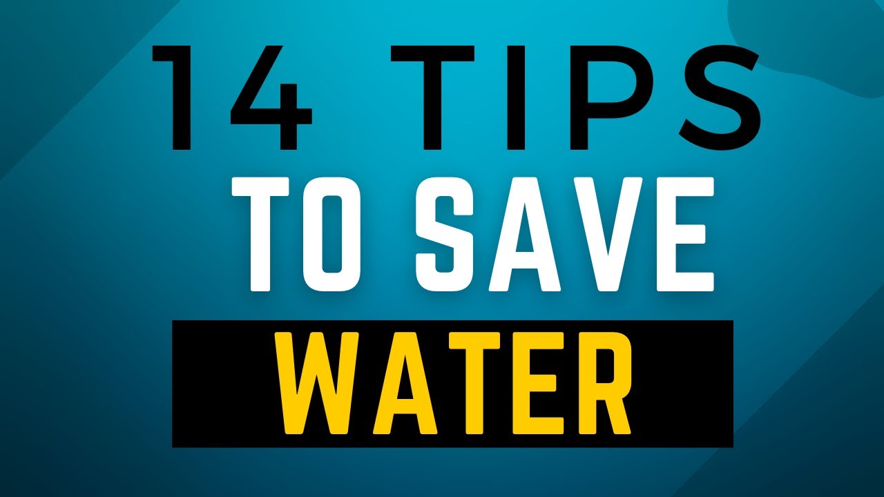 14 Water Saving Tips - Save Money With Frugal Living