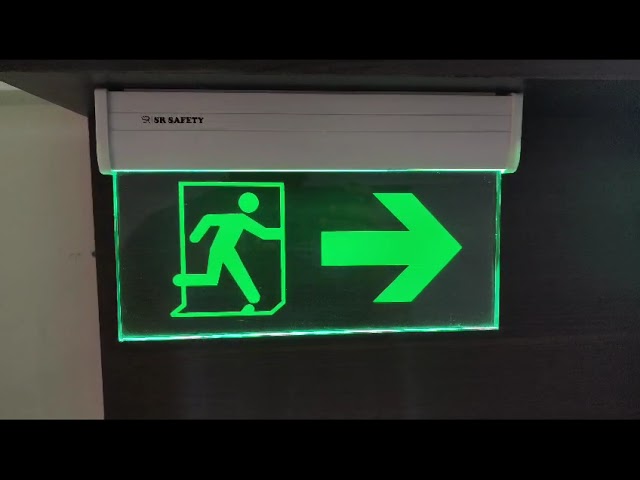 Emergency Exit Light - Exit Egress Lights. Manufacturer from Vasai
