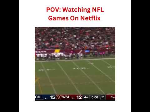 POV: Netflix Hosts NFL Games #football #funny #netflix