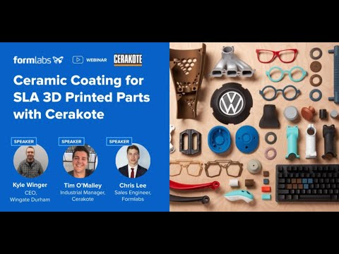 Cerakote Ceramic Coating for SLA 3D Printed Parts