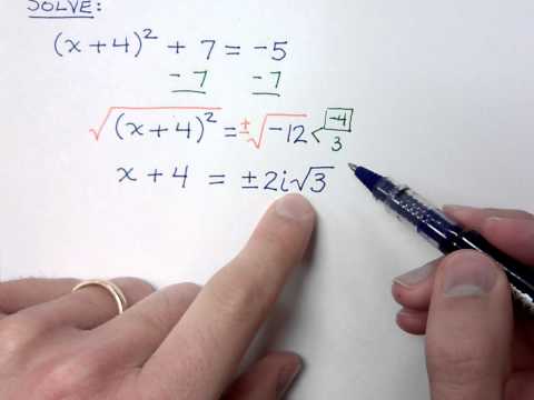 Square Root Property - Part 4