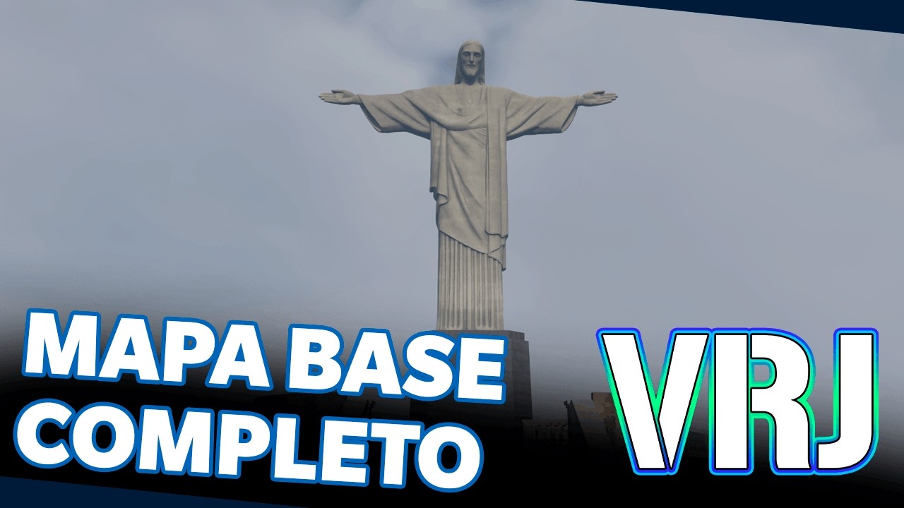 Complete map of Rio de Janeiro in Unreal Engine 5 - Base completed.