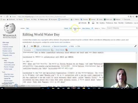 First steps in Wikipedia editing: talk pages, editing, watchlist, preferences, history page