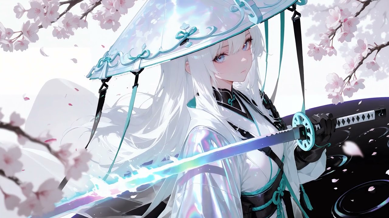 Sakura Ronin Frostlit Blossom Live Wallpaper, Desktop Saver & Screensaver | 5+ Hour Loop