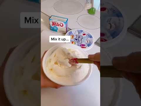 JELLO WHIP! FOLLOW FOR MORE EASY RECIPES from a MOM OF 4! #trending #viral #momhacks