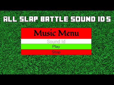 ALL Slap battle's roblox sound id's (roblox)