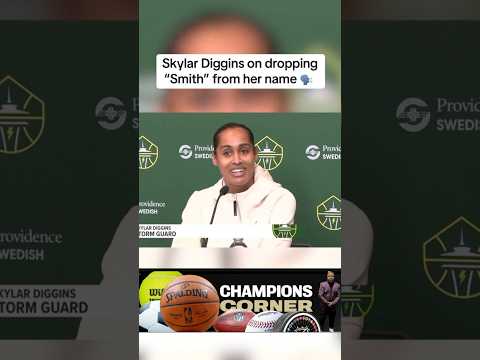 Skylar wants her name to be addressed as Skylar Diggins instead of Skylar Diggins-smith #shorts