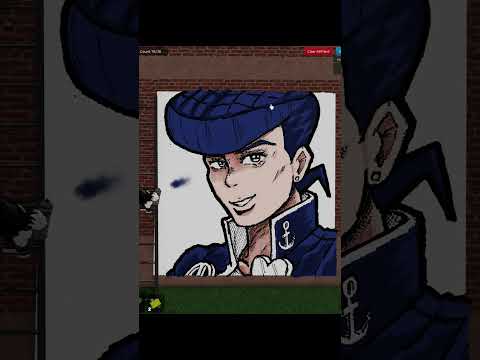 Drawing Josuke Higashikata In Roblox Spray Paint #josuke #jojo #roblox