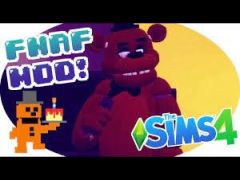 Sims 4 fnaf mod review (link to mods in Description)