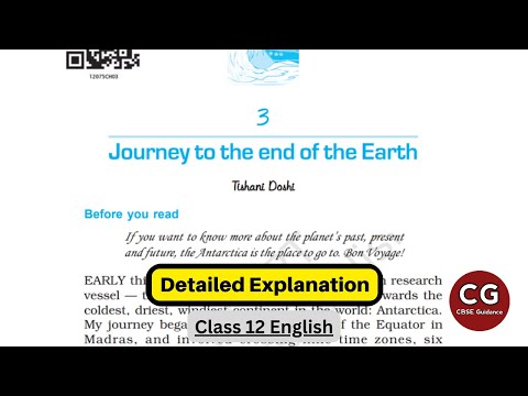 Journey to the End of the Earth: Class 12 Explained in Hindi