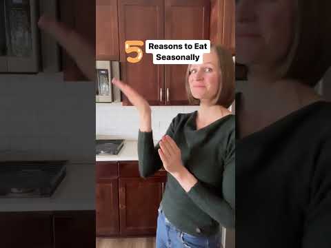 ✨ 5 Reasons to Eat Seasonally Produce ✨ #seasonalfood #shorts #localfarmers