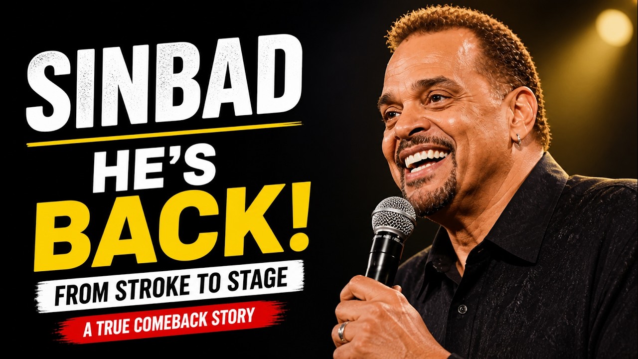Sinbad keert terug op het podium na een beroerte – een emotioneel comebackverhaal