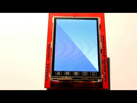 Arduino and LCD TFT 2.4" Shield UL024TF