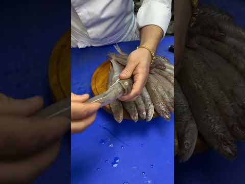 Swallow the same fish into the stomach