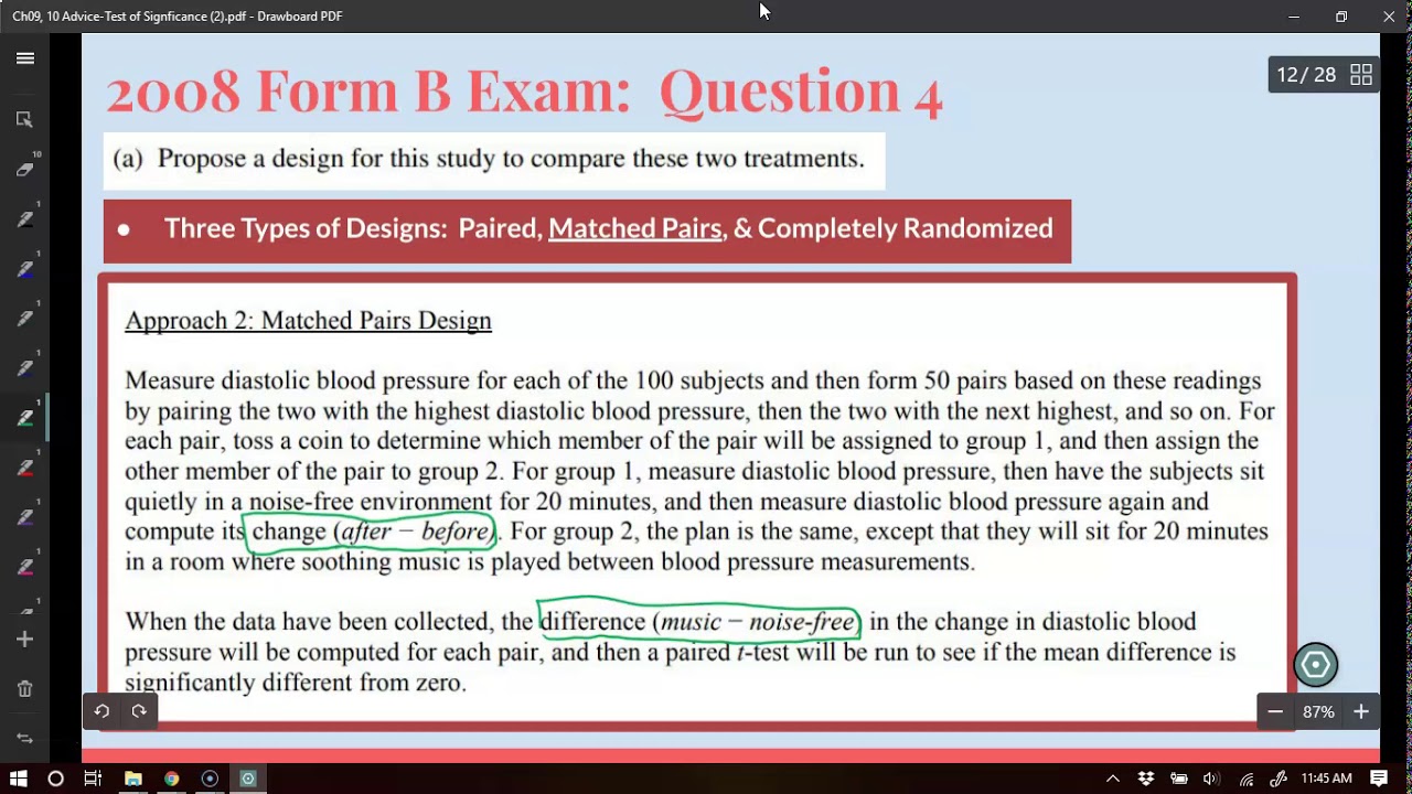 AP Stats - Ch 9 & 10 Advice