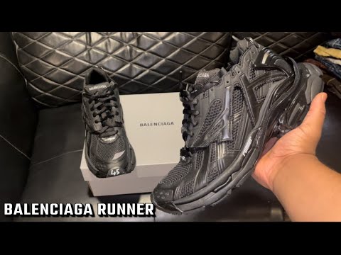 Balenciaga Runner Sneaker 'Black' ( Full Review )