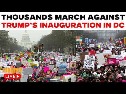 Trump Inauguration Live: People’s March Starts In DC | Progressives Regroup, Protests Begin |US News