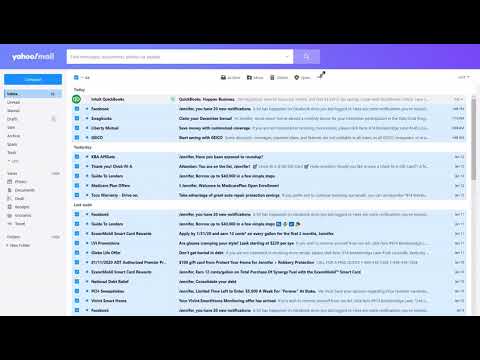 Yahoo Email. Get rid of that missing unread email by Marking All Emails as READ! Right click folder